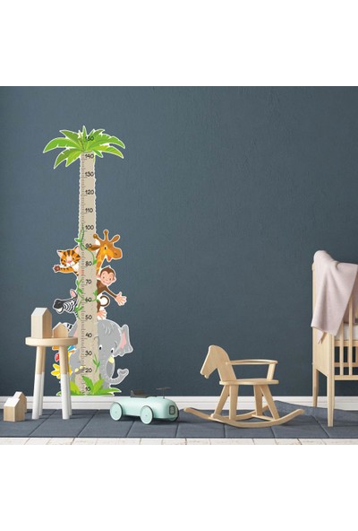 Tugibu Çocuk Bebek Odası Boy Ölçer Duvar Sticker Kreş Anaokulu - BS48 Tugibu Çocuk Bebek Odası Boy Ölçer Duvar Sticker Kreş Anaokulu - BS48