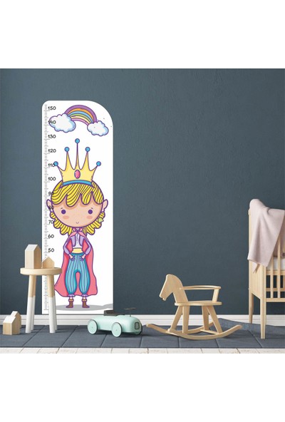 Tugibu Çocuk Bebek Odası Boy Ölçer Duvar Sticker Kreş Anaokulu - BS36