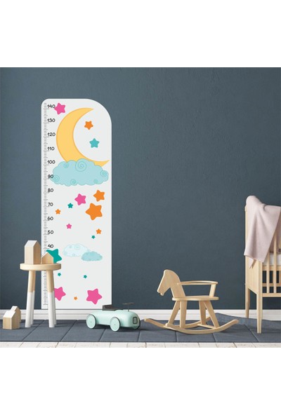 Tugibu Çocuk Bebek Odası Boy Ölçer Duvar Sticker Kreş Anaokulu - BS30