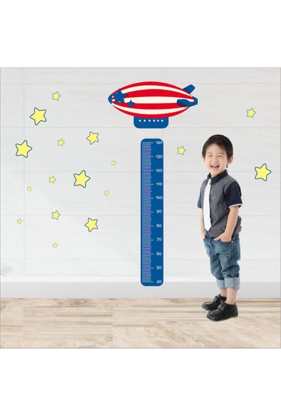 Tugibu Çocuk Bebek Odası Boy Ölçer Duvar Sticker Kreş Anaokulu - BS01
