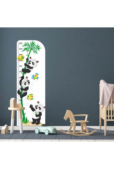 Tugibu Çocuk Bebek Odası Boy Ölçer Duvar Sticker Kreş Anaokulu - BS42