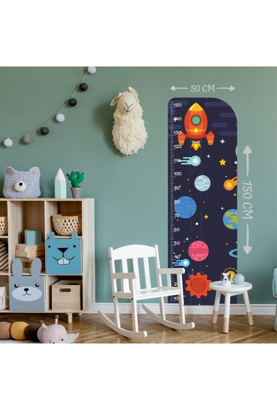 Tugibu Çocuk Bebek Odası Boy Ölçer Duvar Sticker Kreş Anaokulu - BS45 Tugibu Çocuk Bebek Odası Boy Ölçer Duvar Sticker Kreş Anaokulu - BS45