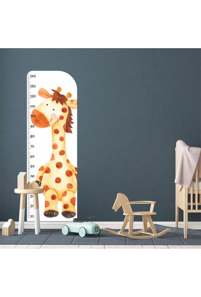 Tugibu Çocuk Bebek Odası Boy Ölçer Duvar Sticker Kreş Anaokulu - BS22