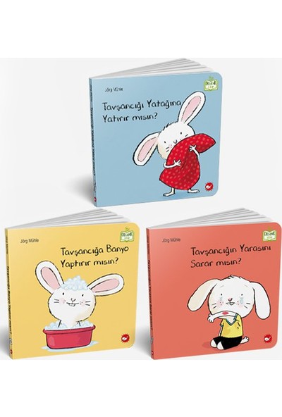Tavşancık Serisi Kitap Seti | Tavşancığı Yatağına Yatırır Mısın? - Yarasını Sarar Mısın? - Banyo Yaptırır Mısın? Tavşancık Serisi Kitap Seti | Tavşancığı Yatağına Yatırır Mısın? - Yarasını Sarar Mısın? - Banyo Yaptırır Mısın?