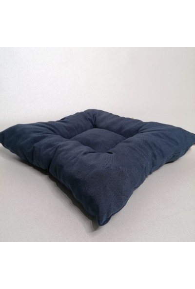 Apaydın Düz Renk Pofidik Sandalye Minderi Lacivert Renk