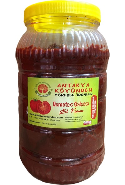 Antakya Köyünden Hatay Domates Salçası 3 kg