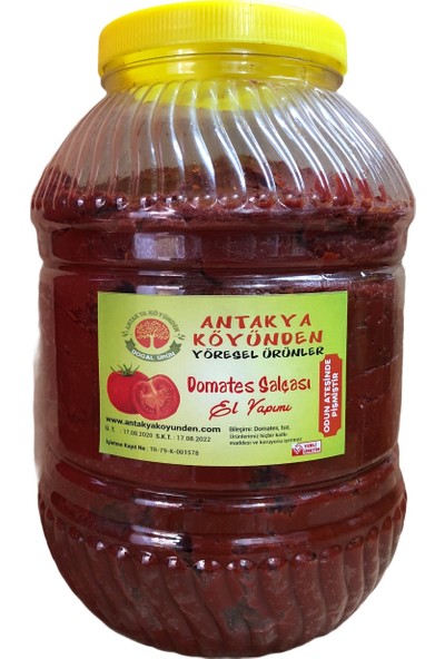 Antakya Köyünden Hatay Domates Salçası 5 kg