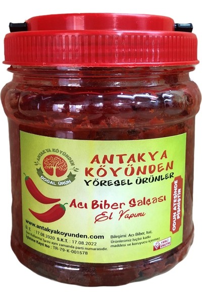 Antakya Köyünden Hatay Acı Biber Salçası 1 kg