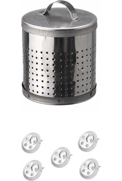 Ihtiyaç Limanı Kapaklı Çay Süzgeci Büyük+Demlik Içi Süzgeç 5 Adet Ihtiyaç Limanı Kapaklı Çay Süzgeci Büyük+Demlik Içi Süzgeç 5 Adet