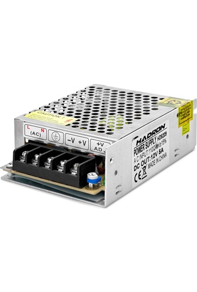 Hadron HD8209 12 Volt 5 Amper Güvenlik LED Adaptör Hadron HD8209 12 Volt 5 Amper Güvenlik LED Adaptör
