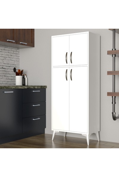 Tanmob Büyük Boy Çok Amaçlı Dolap Beyaz - MDL0101