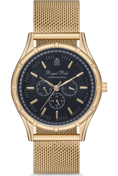 Royal Club de Polo Barcelona Quartz Hasır Gold Kadın Kol Saati RPWT000201 Royal Club de Polo Barcelona Quartz Hasır Gold Kadın Kol Saati RPWT000201