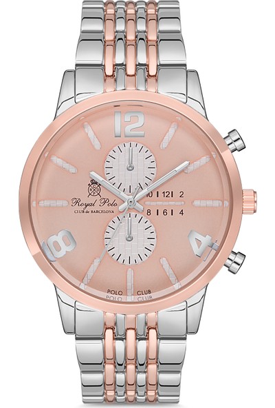 Royal Club de Polo Barcelona Quartz Metal Gümüş Erkek Kol Saati RPWT006910 Royal Club de Polo Barcelona Quartz Metal Gümüş Erkek Kol Saati RPWT006910