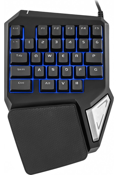 MF Product Strike 0585 Kablolu Tek El Mekanik Hisli Mini Oyun Klavyesi Siyah MF Product Strike 0585 Kablolu Tek El Mekanik Hisli Mini Oyun Klavyesi Siyah