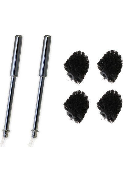 Rc Home Yedek Klozet Fırça Sapı ve Fırça Ucu Üniversal Tuvalet Fırçası Rc Home Yedek Klozet Fırça Sapı ve Fırça Ucu Üniversal Tuvalet Fırçası