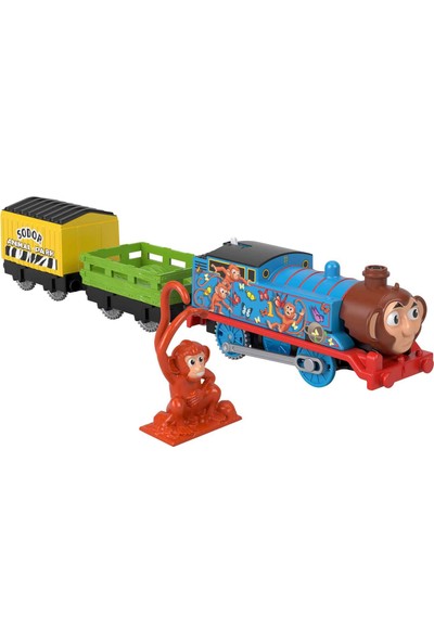 Thomas & Friends Thomas & Friends Sodor Safari Motorized Tren GLK69 - Monkey Thomas