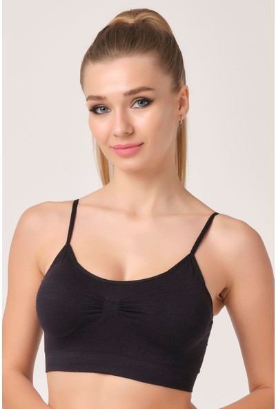 Steve Wolls Kadın Siyah Ip Askılı Pedli Büstiyer