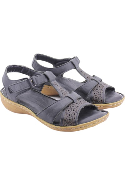 Doçka Doçka-Kadın Günlük Hakiki Deri Sandalet KUL6144