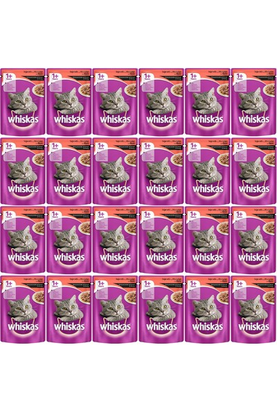 Whiskas 4770608239138 Whiskas Pouch Sığır Etli Kedi Maması 100 gr x 24 Adet
