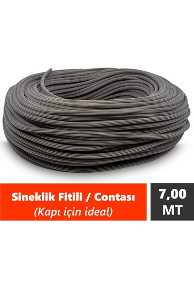 OEM Sineklik Fitili/contası Antrasit Gri (Kapı Için Ideal) 7,00 Metre OEM Sineklik Fitili/contası Antrasit Gri (Kapı Için Ideal) 7,00 Metre