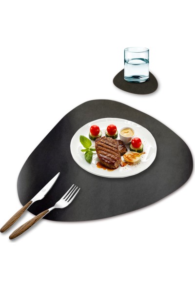 LORA DAVET Amerikan Servis Suni Deri 6 KİŞİLİK SIYAH 53872 LORA DAVET Amerikan Servis Suni Deri 6 KİŞİLİK SIYAH 53872