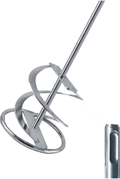 Elden Hırdavat 45 cm Sds Karıştırıcı Uç Mikser Boya Alçı Harç 80 mm