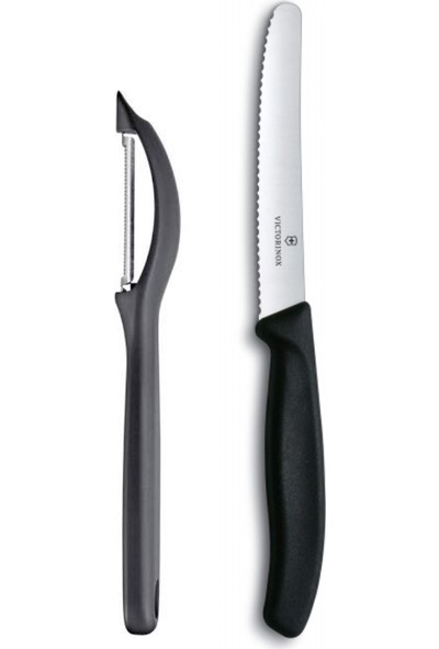 Victorinox 2li Set - Yan Soyacak ve 11 cm Bıçak