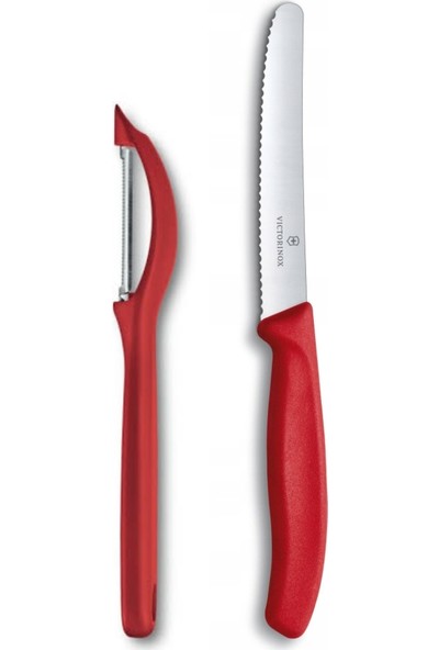 Victorinox 2Li Set - Yan Soyacak Ve 11 Cm Bıçak Victorinox 2Li Set - Yan Soyacak Ve 11 Cm Bıçak