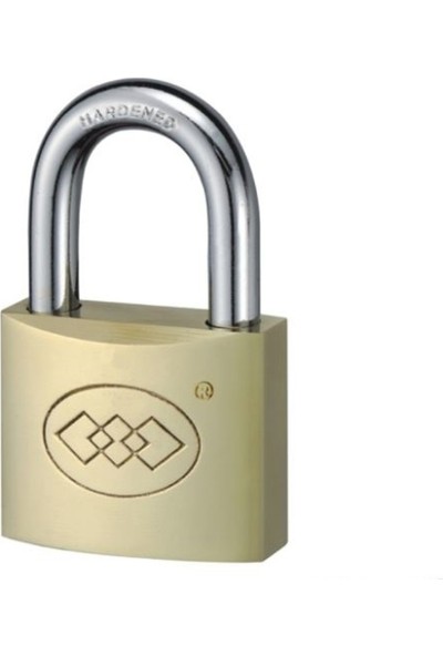 Tri-Rhomb Yıldız Asma Kilit 32 mm Altın