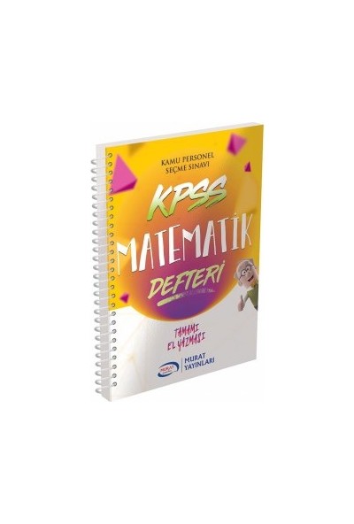 Murat Yayınları KPSS Matematik Defteri