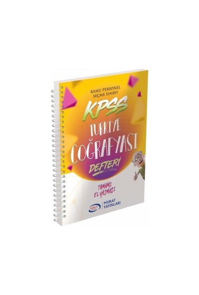 Murat Yayınları KPSS Türkiye Coğrafyası Defteri