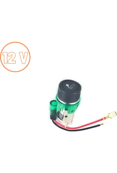 Space 12V Yeşil ışıklı Çakmak