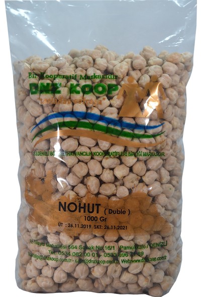 Dnz Koop Kuru Nohut Duble 1000 gr Dnz Koop Kuru Nohut Duble 1000 gr