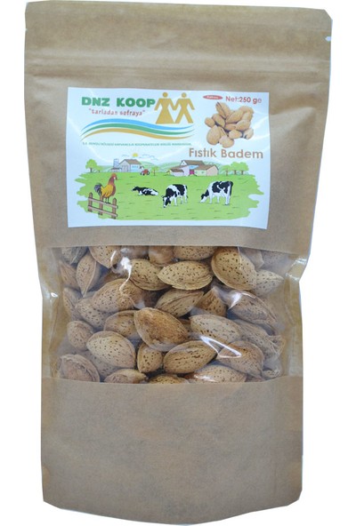 Dnz Koop Fıstık Badem 250 gr Dnz Koop Fıstık Badem 250 gr