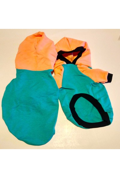 Zeyşil Pati Store Pembe-Mavi Kapşonlu Sweatshirt Küçük ve Orta Irk Köpekler Için Zeyşil Pati Store Pembe-Mavi Kapşonlu Sweatshirt Küçük ve Orta Irk Köpekler Için