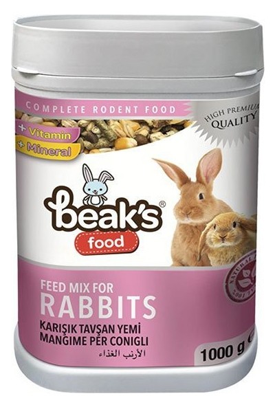 Beaks Beak's Tavşan Yemi 1000GR Beaks Beak's Tavşan Yemi 1000GR