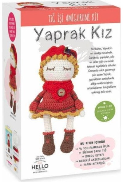Tuva Amigurumi Kit Yaprak Kız