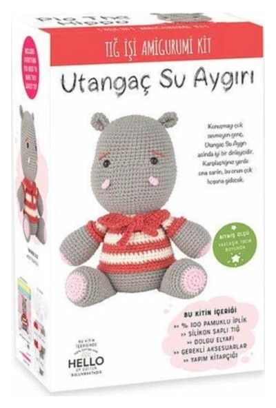 Tuva Amigurumi Kit Utangaç Su Aygırı