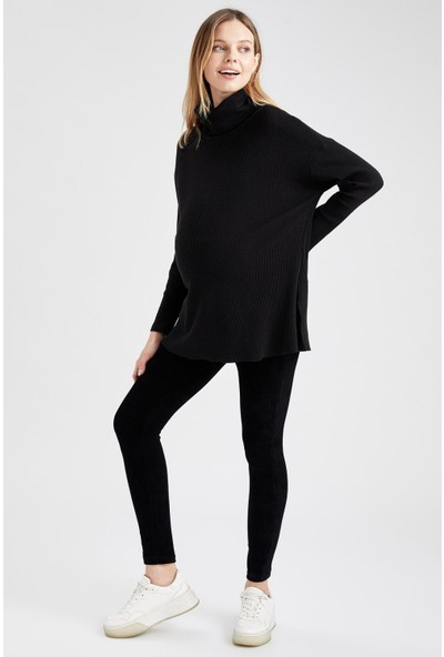 Defacto Kadife Slim Fit Hamile Taytı T6035AZ20WN Defacto Kadife Slim Fit Hamile Taytı T6035AZ20WN