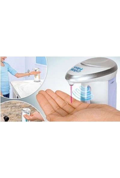 Evimshopping Elinizi Yaklaştırın Sensörlü Soap Magic Sensörlü Sıvı Sabunluk Dezenfektan Evimshopping Elinizi Yaklaştırın Sensörlü Soap Magic Sensörlü Sıvı Sabunluk Dezenfektan