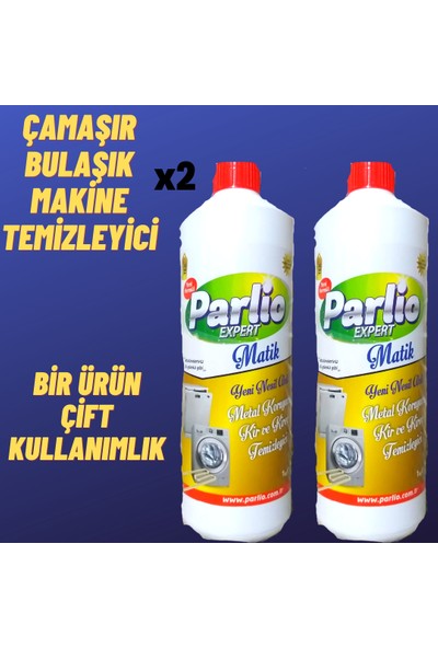 Parlio Çamaşır ve Bulaşık Makinesi Temizleyici 2'li Paket Parlio Çamaşır ve Bulaşık Makinesi Temizleyici 2'li Paket