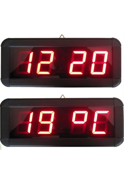 Sanec Dijital Duvar Saati Derece (Kasa Ölçüsü 7x17cm)