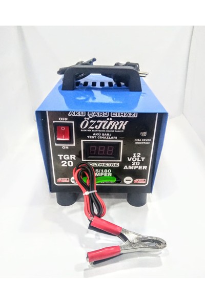 Öztürk 12 Volt 20 Amper Öztürk Dijital Akü Şarj Cihazı Öztürk 12 Volt 20 Amper Öztürk Dijital Akü Şarj Cihazı