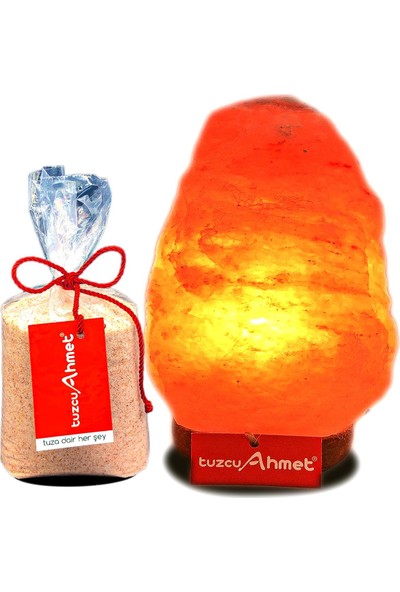 Tuzcu Ahmet 2-3 kg Himalaya Kaya Tuzu Lambası 1 kg Himalaya Tuzu Hediyeli Tuzcu Ahmet 2-3 kg Himalaya Kaya Tuzu Lambası 1 kg Himalaya Tuzu Hediyeli