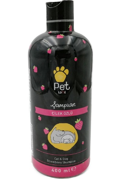 Pet Love Çilek Özlü Kedi ve Köpek Şampuanı 400 ml