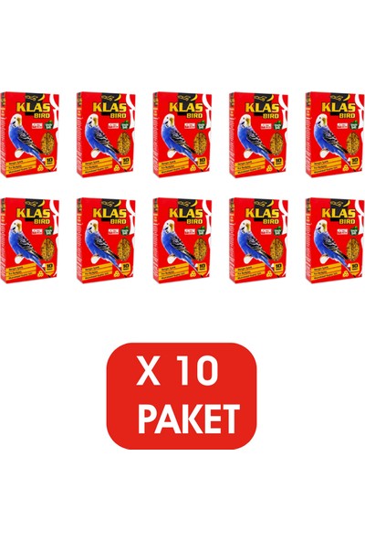 Truego Klas Bird Muhabbet Kuşu Ballı Kraker - 10'lu Paket x 10 Adet Truego Klas Bird Muhabbet Kuşu Ballı Kraker - 10'lu Paket x 10 Adet