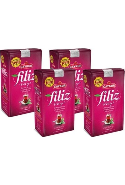 Çaykur Filiz Çayı 1000 gr x 4
