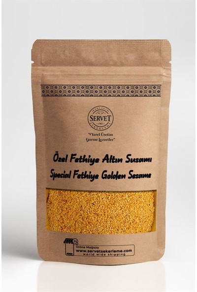 Bercekız Servet Şekerleme Özel Fethiye Altın Susamı 200 gr Paket Bercekız Servet Şekerleme Özel Fethiye Altın Susamı 200 gr Paket