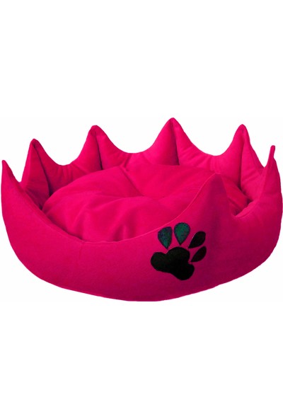 Mavi Vitrin Catyat Crown Kedi & Köpek Yatağı 60 cm (60 Ø) Fuşya