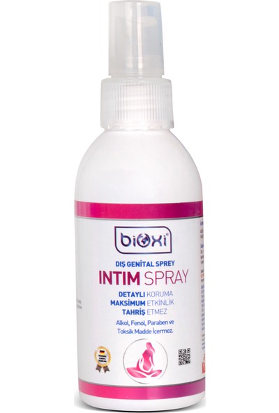 Bioxi® Intim Bakım Dış Genital Temizleme Spreyi - 150 ml Bioxi® Intim Bakım Dış Genital Temizleme Spreyi - 150 ml